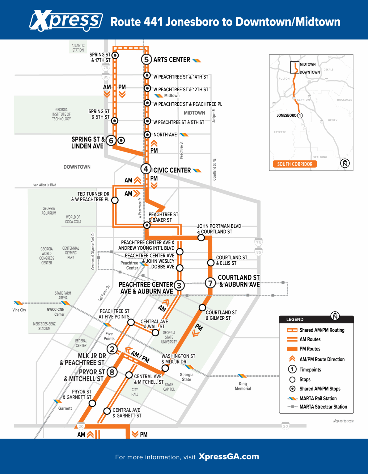 441 – Jonesboro to Downtown / Midtown | Xpress